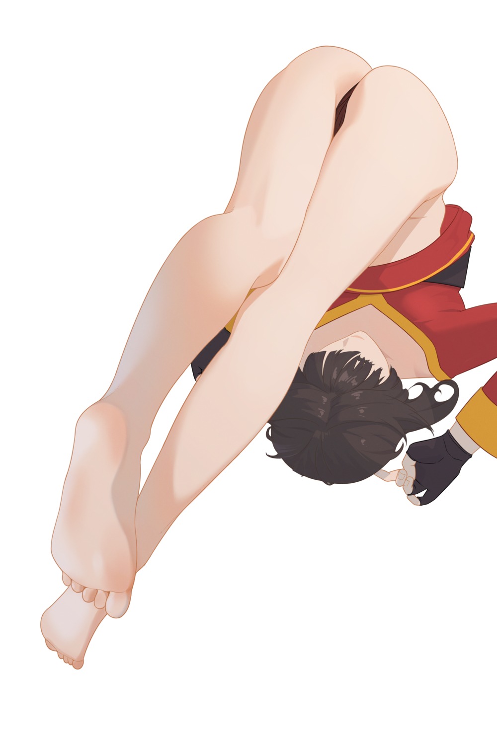ynnk lc kono subarashii sekai ni shukufuku wo! megumin dress feet no bra pantsu skirt lift thong ...